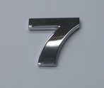 Chrome Symbol '.' | Car Badge UK